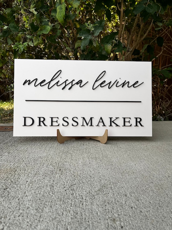 Rectangle Business Logo Sign - Etsy