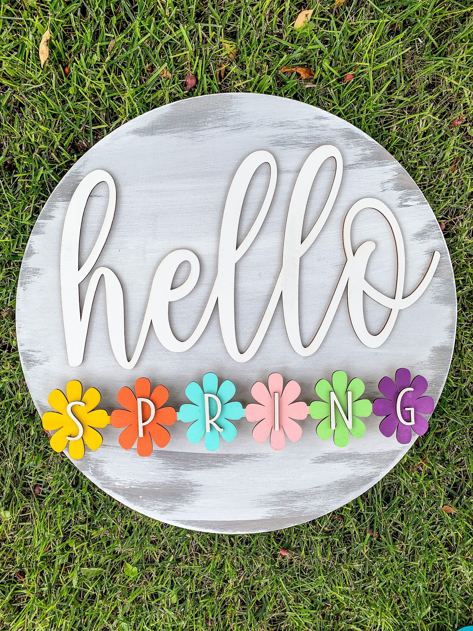 Original Seasonal Interchangeable Hello Sign - Etsy