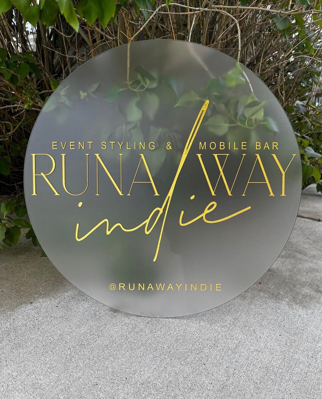 Frosted Acrylic Logo Business Sign - Etsy