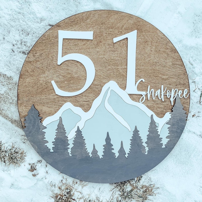 Unique Address Sign - Etsy