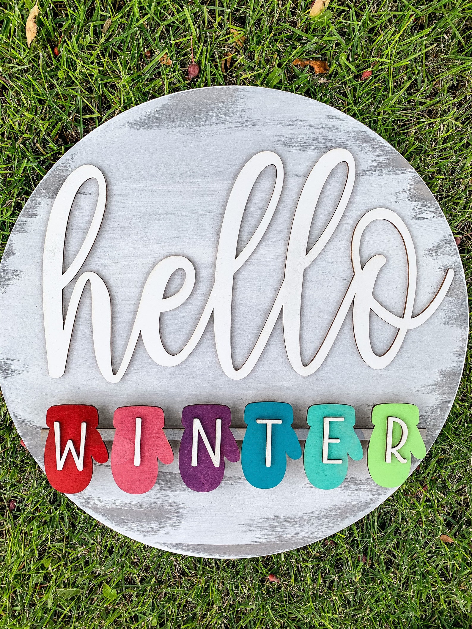 Original Seasonal Interchangeable Hello Sign - Etsy