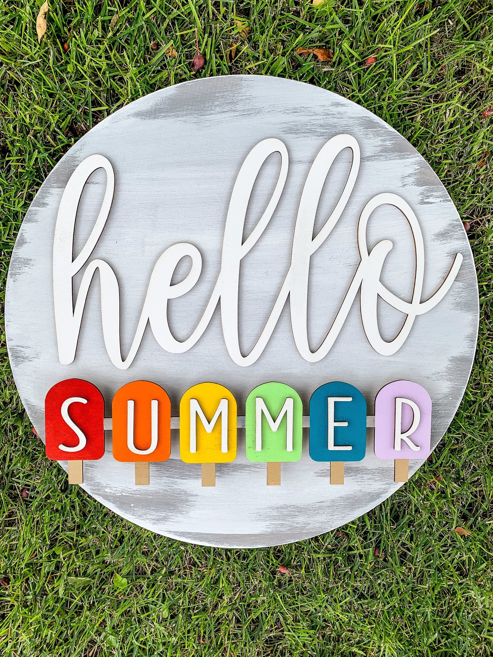Original Seasonal Interchangeable Hello Sign - Etsy