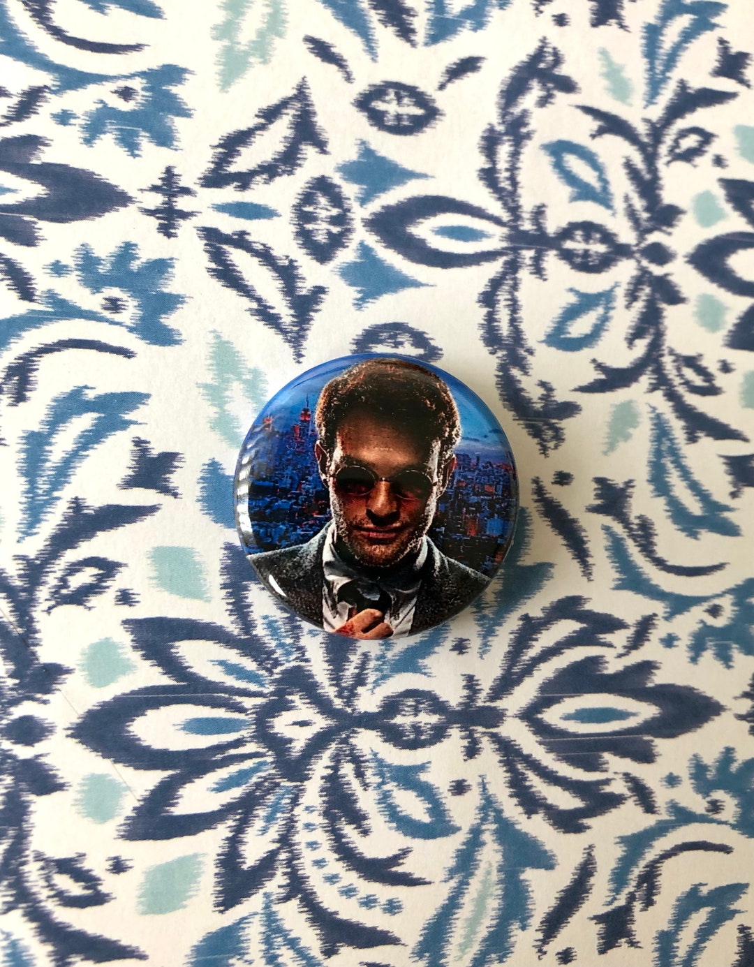 Daredevil Inspired Matt Murdock 1.25 Inch Button! Handmade Button ...