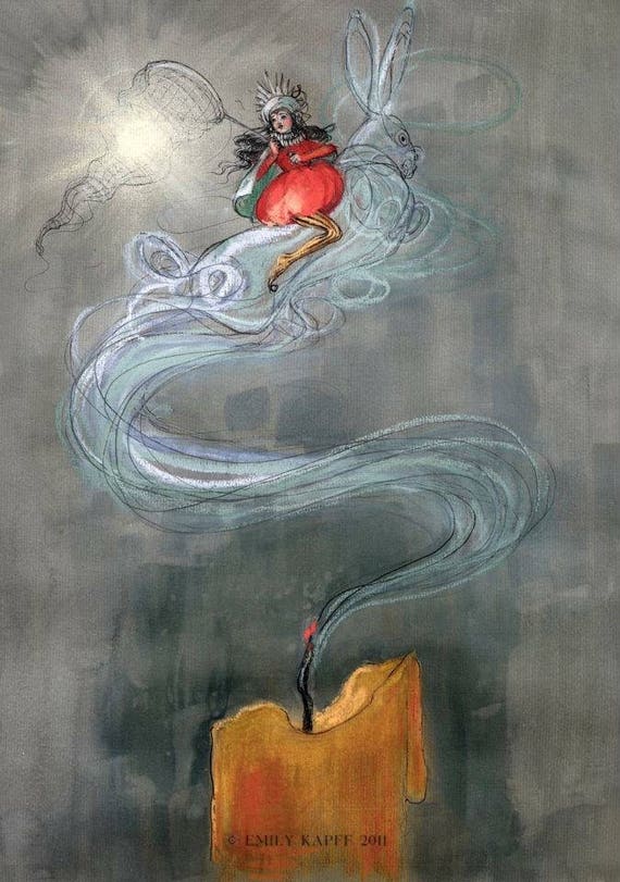 Emily Kapff 'the Wishcatcher' Signed and Mounted - Etsy
