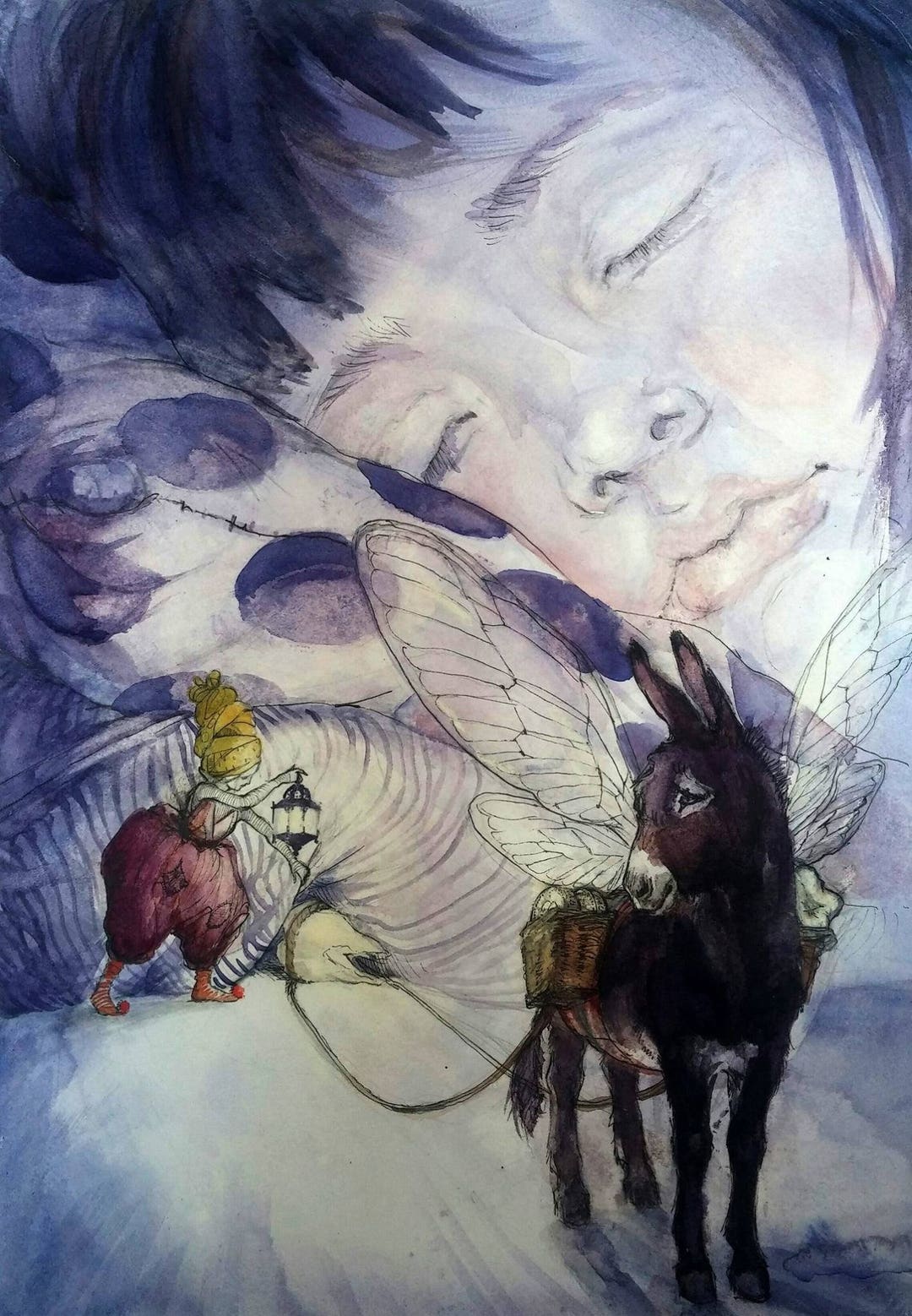 Nursery Tooth Emily Kapff 'the Toothfairy' Signed and Mounted Fairytale ...