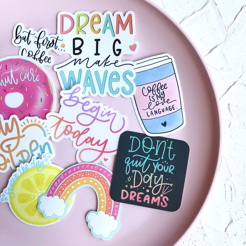 Mystery Sticker Pack Surprise Stickers Sticker Bundle - Etsy