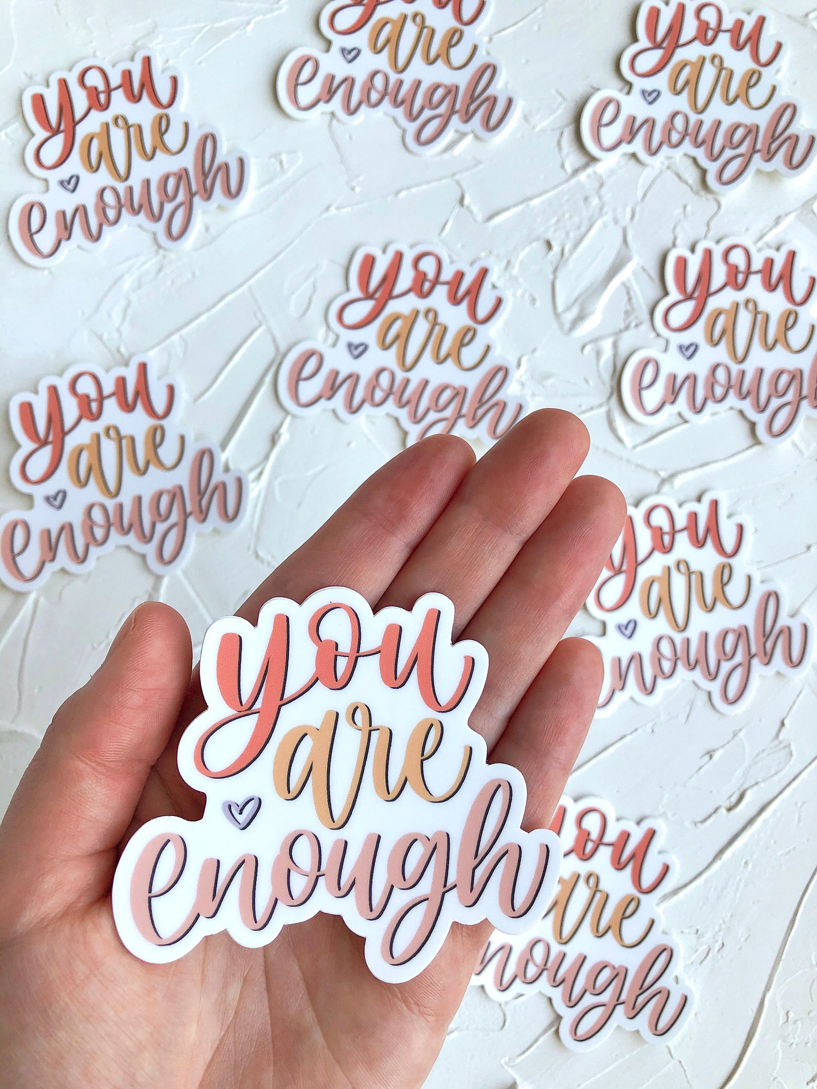 Motivational Sticker You Are Enough Sticker Matte Sticker | Etsy