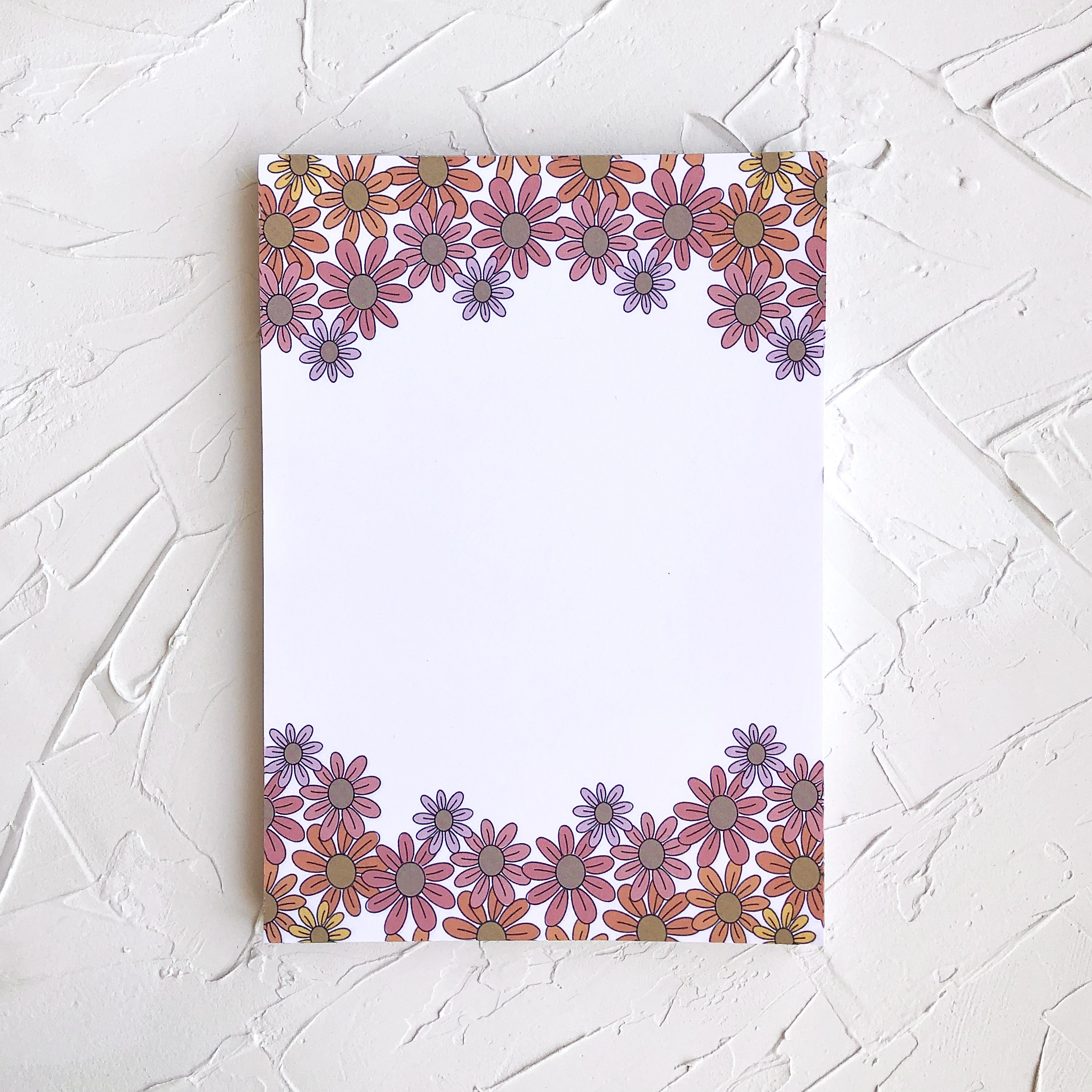 Floral Notepad Flower Notepad Cute Notepads Notepad for - Etsy 日本