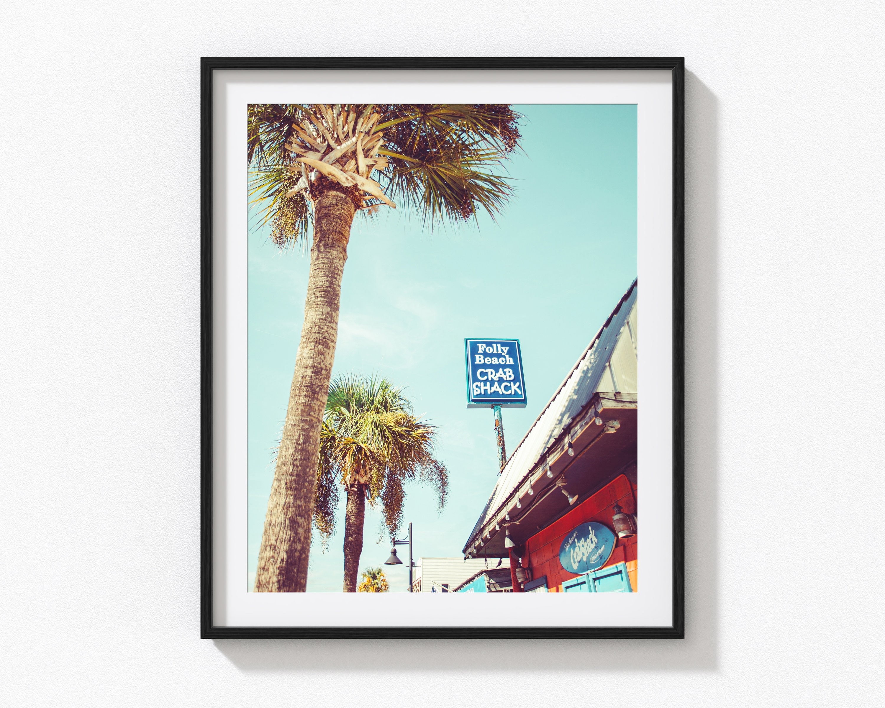 Folly Beach Crab Shack Sign Folly Beach Print Folly Beach - Etsy