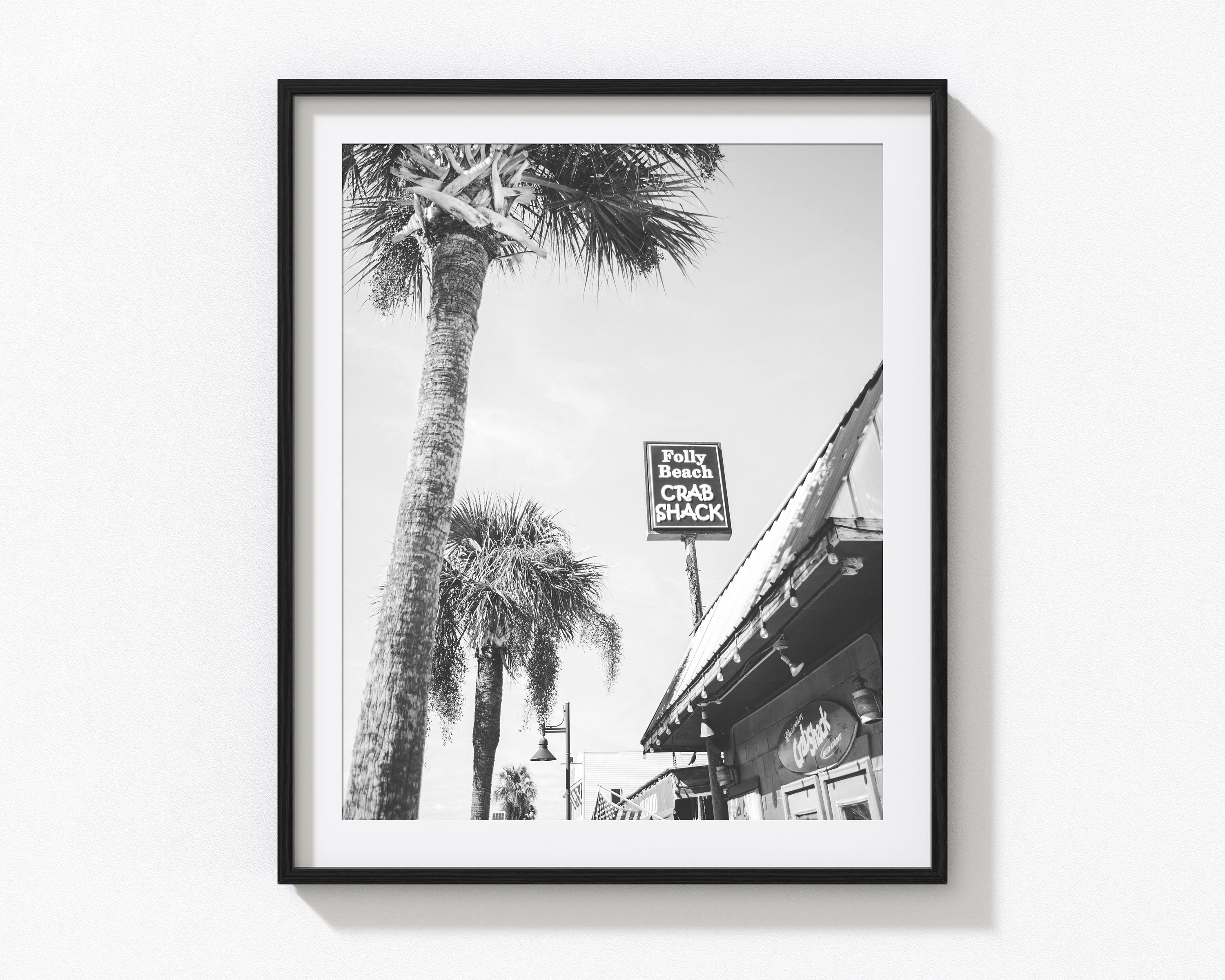 Folly Beach Crab Shack Sign Folly Beach Print Folly Beach - Etsy