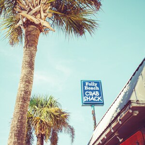 Folly Beach, Crab Shack Sign, Folly Beach Print, Folly Beach Wall Art ...