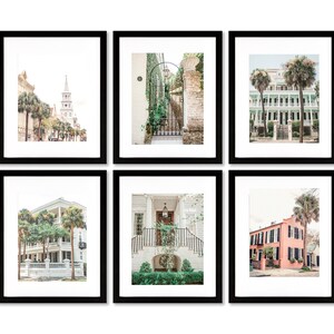 Charleston Photography Print Set, Print Set of 6, Charleston SC ...