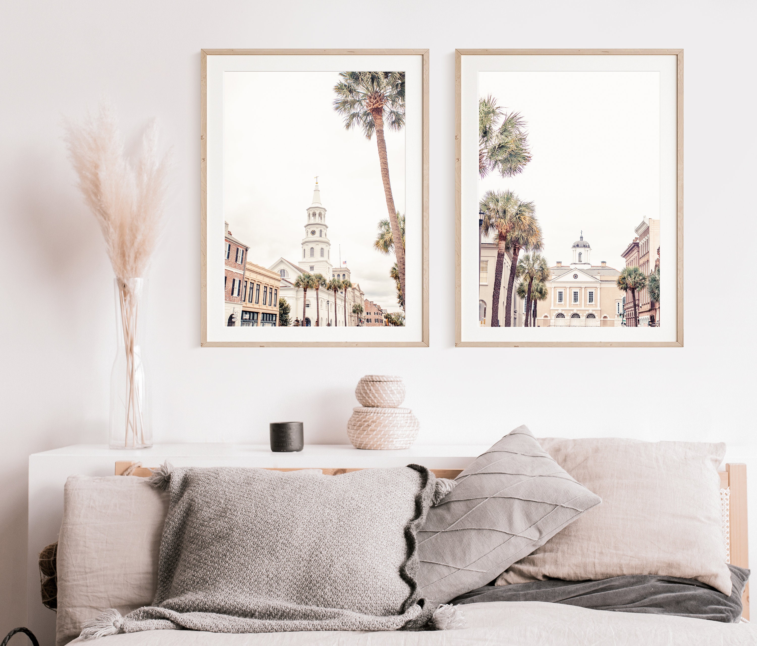 Charleston Photography Print Set Coastal Decor Charleston | Etsy