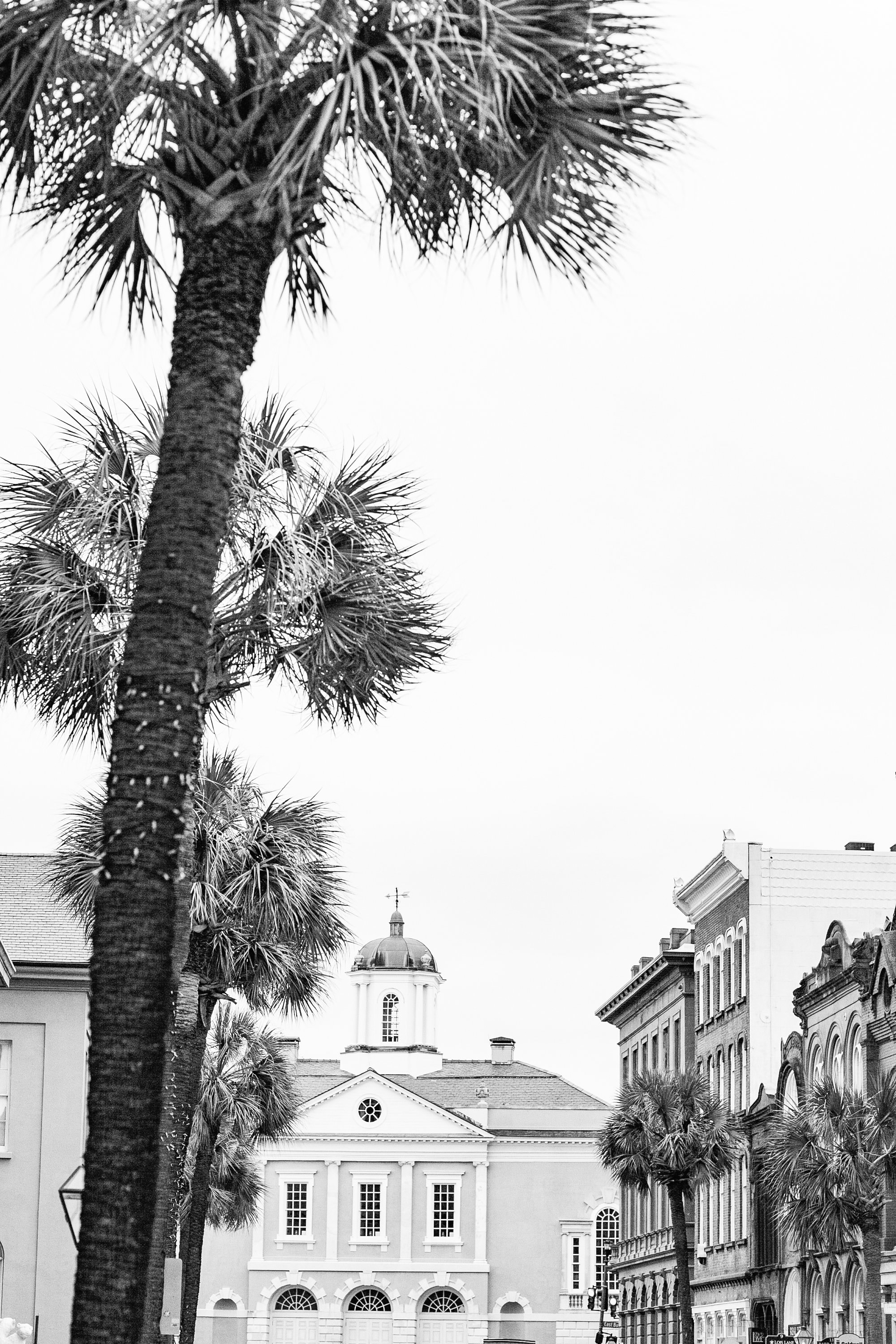 Charleston Photo Print Set of 2 Coastal Decor Black & White | Etsy