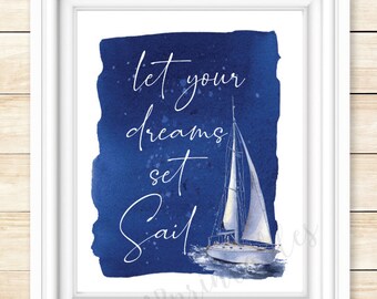 Let Your Dreams Set - Etsy