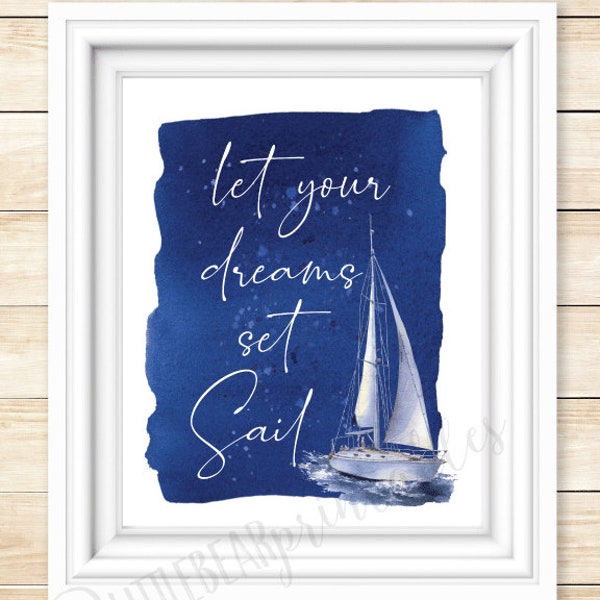 Let Your Dreams Set - Etsy