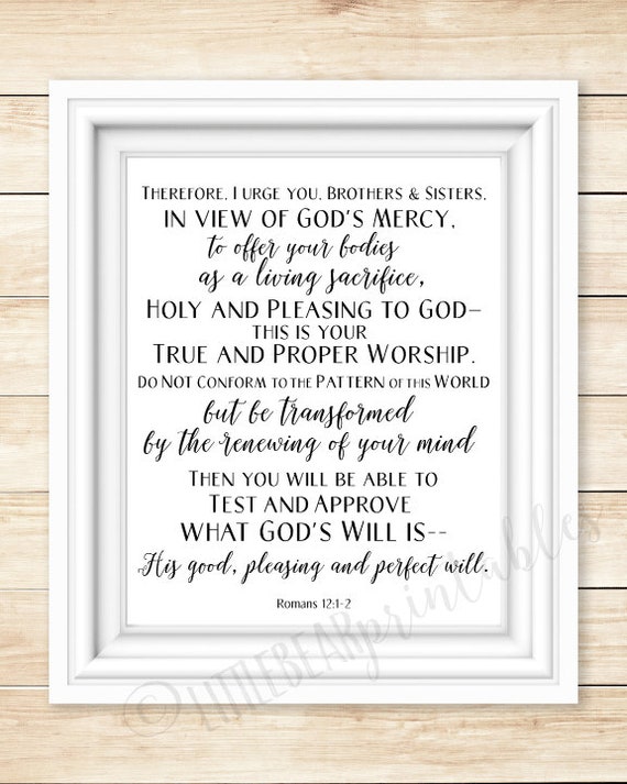 Romans 12 1 2 Wallpaper