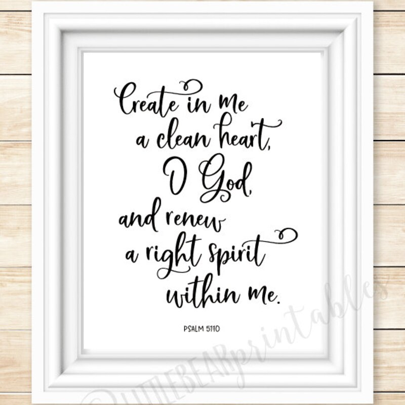 Psalm 51 - Etsy