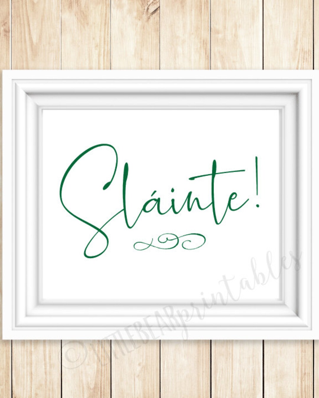 Irish Printable, Slainte!, Cheers!, Printable Wall Art, Irish Toast ...