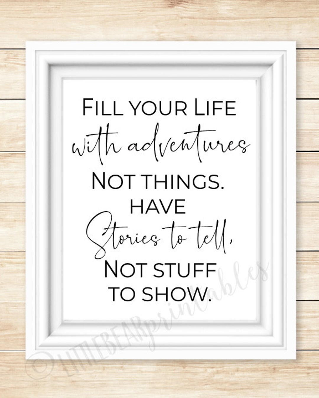Adventure Quote Print: Office Decor, Inspirational Wall Art (digital ...