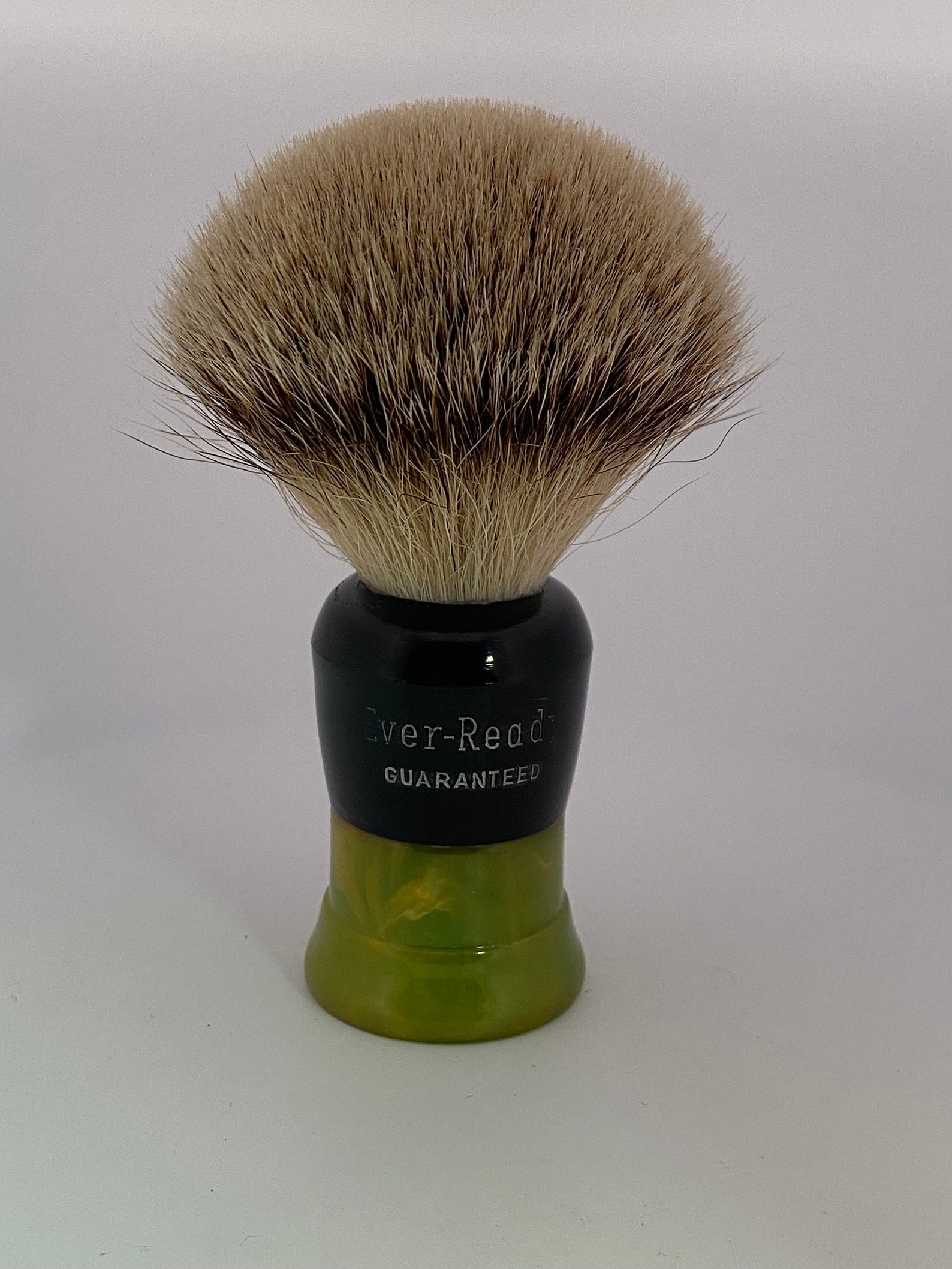 Vintage Ever Ready 200 Shaving Brush Green Catalan and Black Handle ...