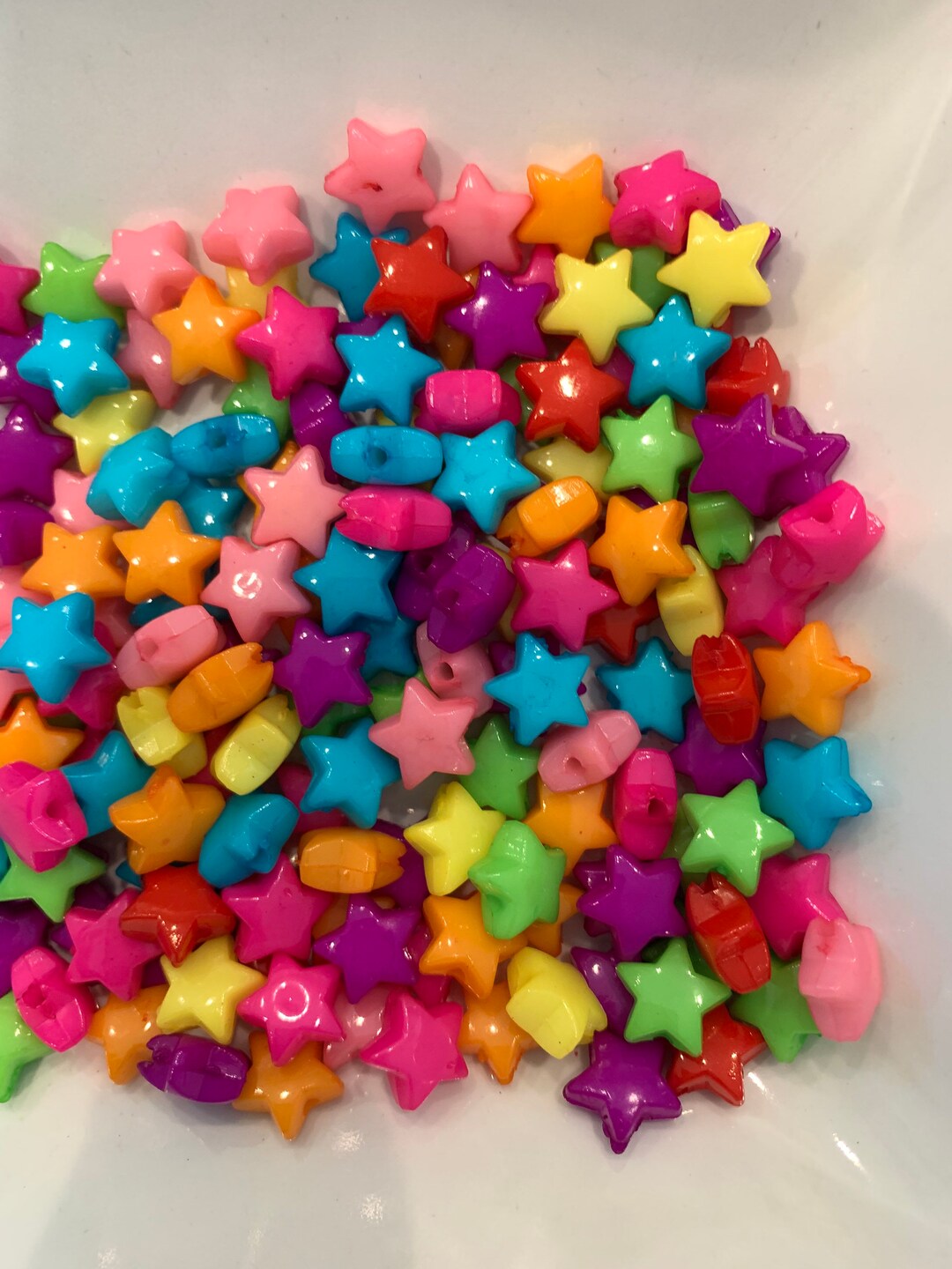 Trending Now! Puffy Star Acrylic Bead- Jewelry Making-bracelet/necklace ...