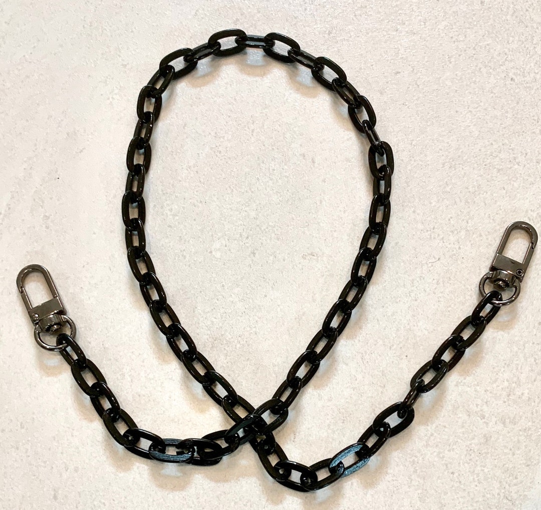 High Quality, Facemask Chain, Black Paper Clip Chain, Lightweight, Mask ...