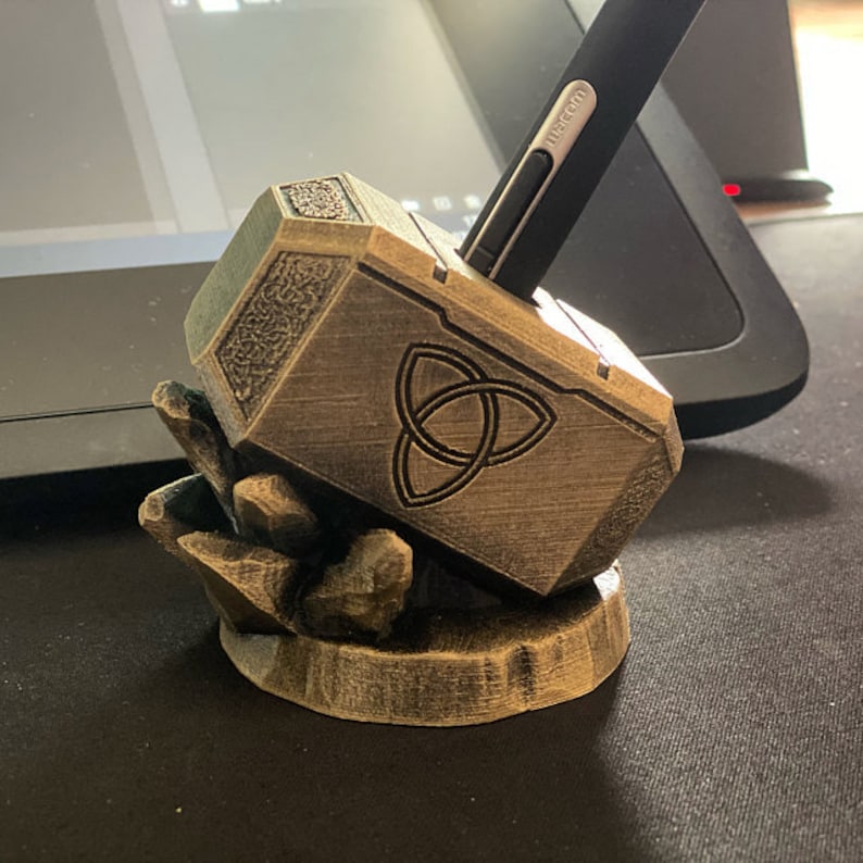 Wacom Pen Holder 3D Printed: Avengers Thor Mjolnir Edition for - Etsy
