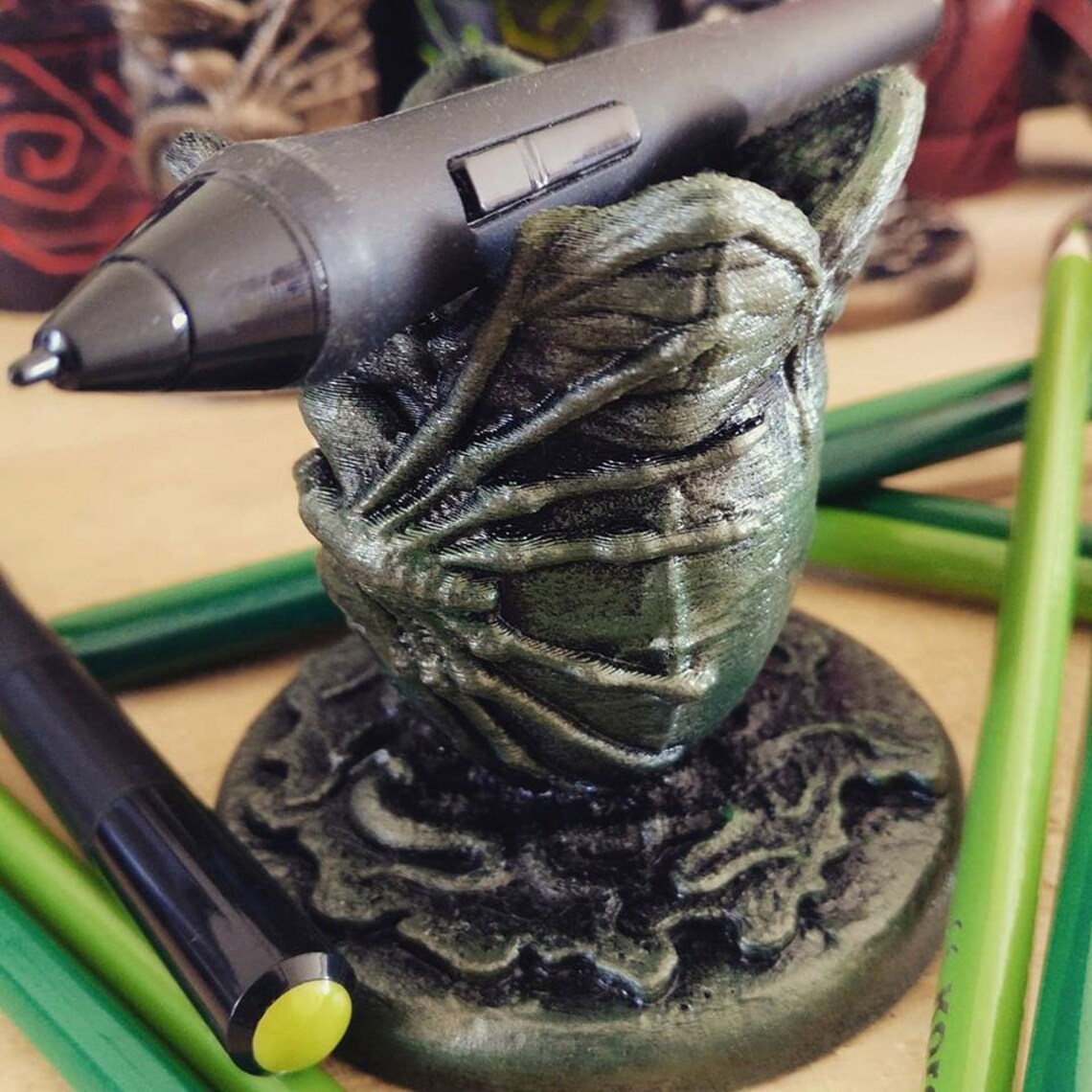 Wacom Pen Holder 3D Printed: Xenomorph Giger Alien Egg Edition for ...