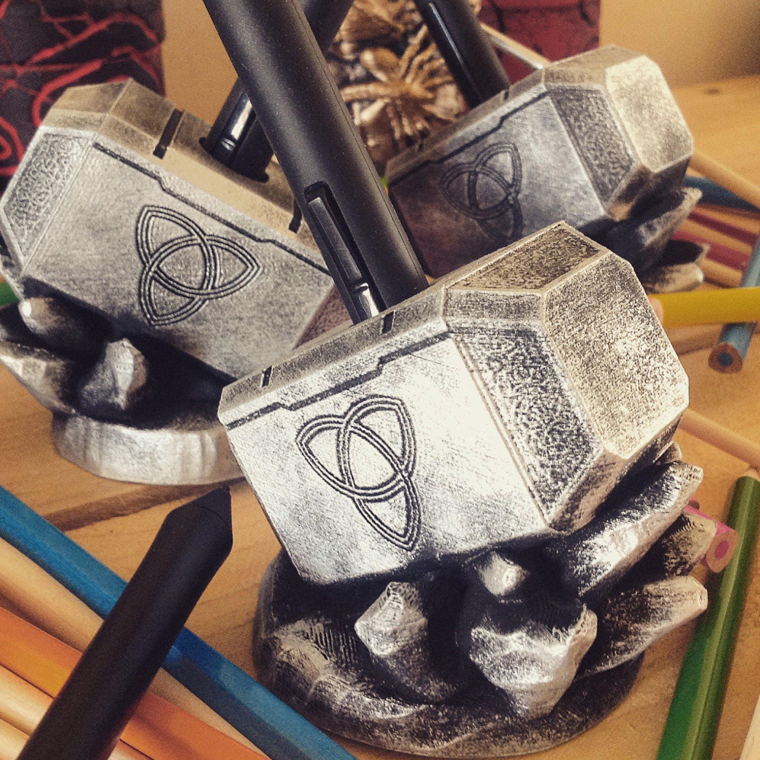 Wacom Pen Holder 3D Printed: Avengers Thor Mjolnir Edition for | Etsy