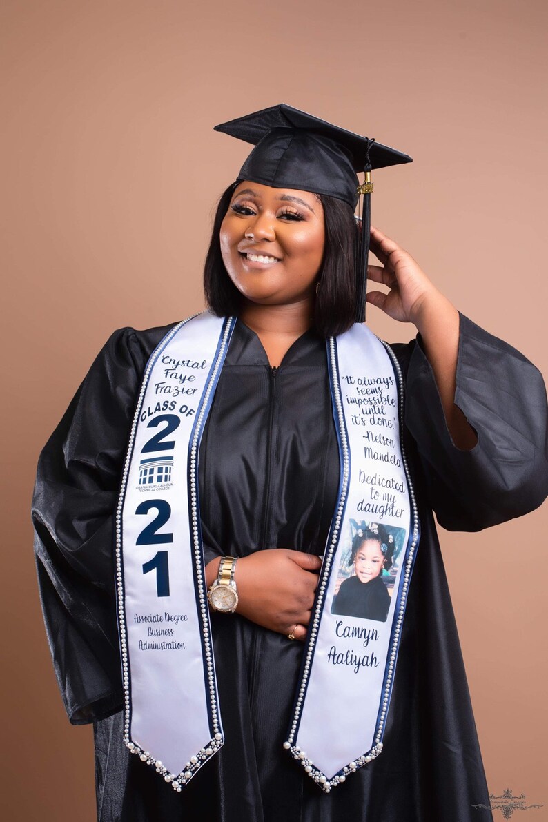 Custom Graduation Stole Graduation Sash Graduation Stole - Etsy