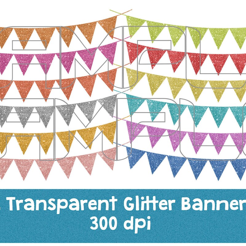 Bunting Clip Art - Etsy
