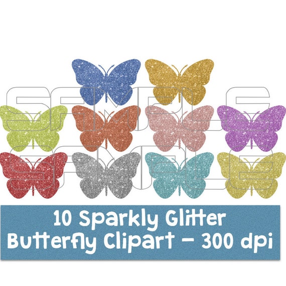 Spring Clip Art Glitter