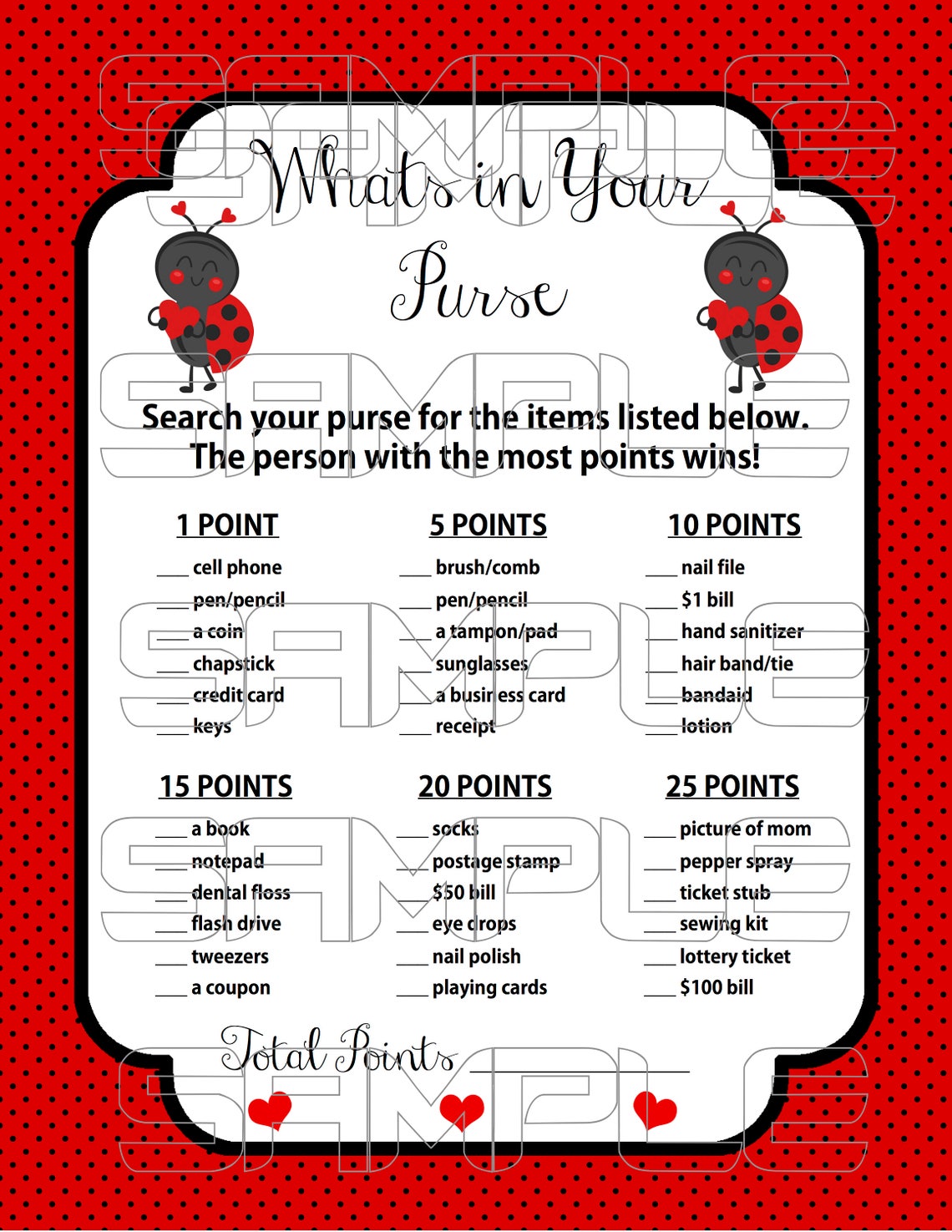 Ladybug Baby Shower Games Ladybug Baby Shower Lady Bug Baby | Etsy