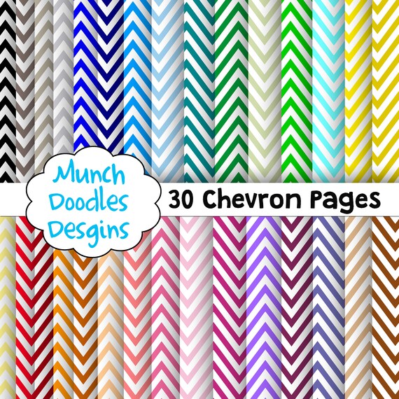 Rainbow Chevron Pattern