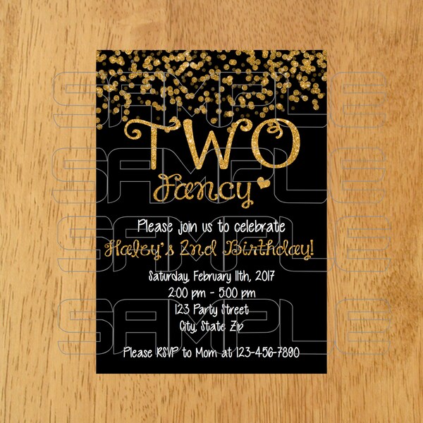 Two Fancy Birthday - Etsy