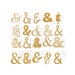 Digital Gold Alphabet Clipart, Letter Glitter Clipart, Alphabet Glitter ...
