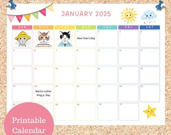 Oli Kids Co February 2025 Printable Calendar, Downloadable Calendar ...