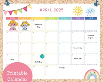 Oli Kids Co January 2025 Printable Calendar, Downloadable Calendar, Cat ...