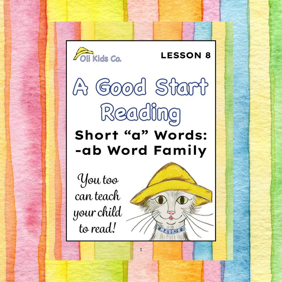 Short A Word Family Lesson – AB Words | Phonics Games & Early Reading ...