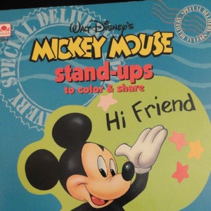 Mickey Mouse Stand Ups // Party Decor // WDW // Walt Disney NEW With ...