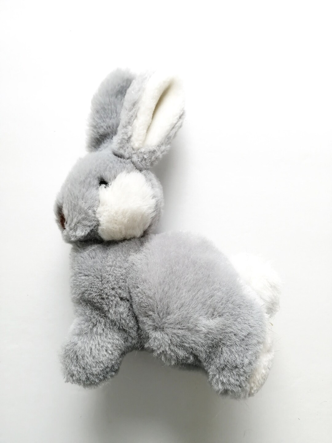 Gund Grey Standing Bunny, Good Condition W Tag 1983 - Etsy