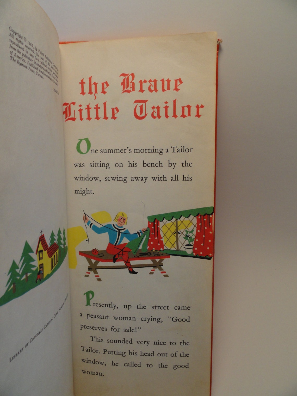 The Brave Little Tailor 1965 A Read-Aloud Book Illustrated | Etsy