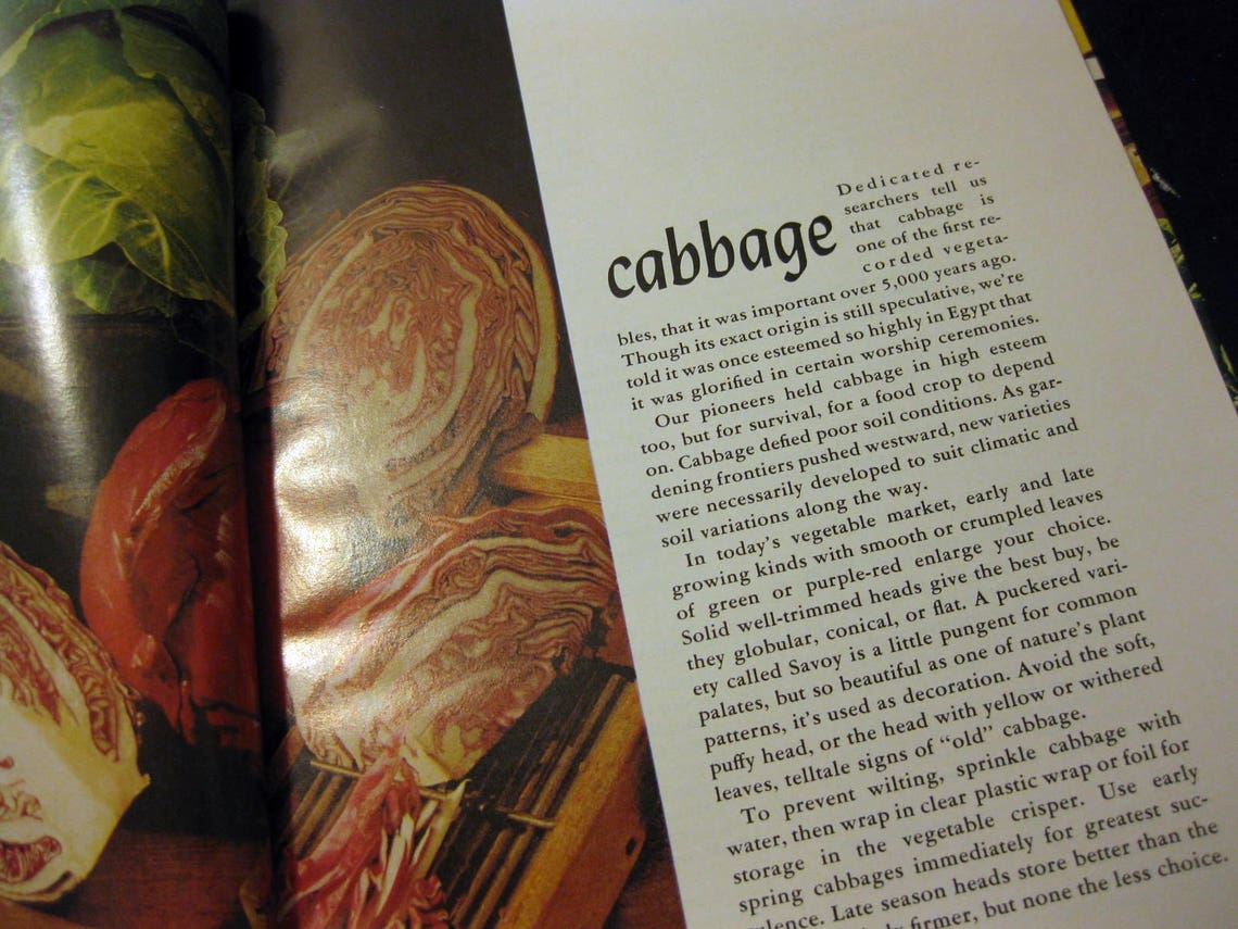 Vegetable Cook Book BHG 1967 VG Condition MCM Mid Century - Etsy
