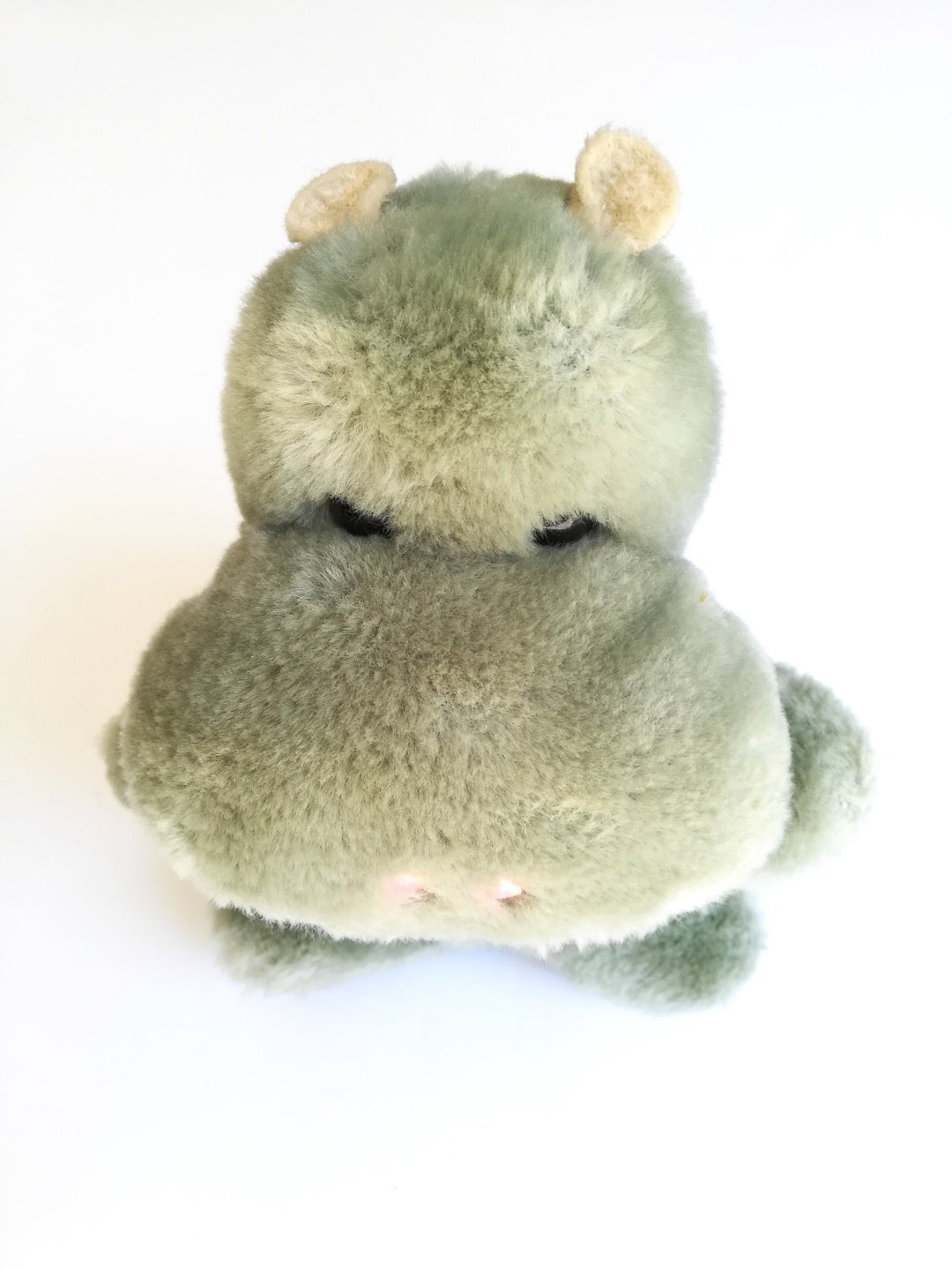 Dakin Hippo Plush Stuffed Animal, Made in Korea, Nutshell Filling ...