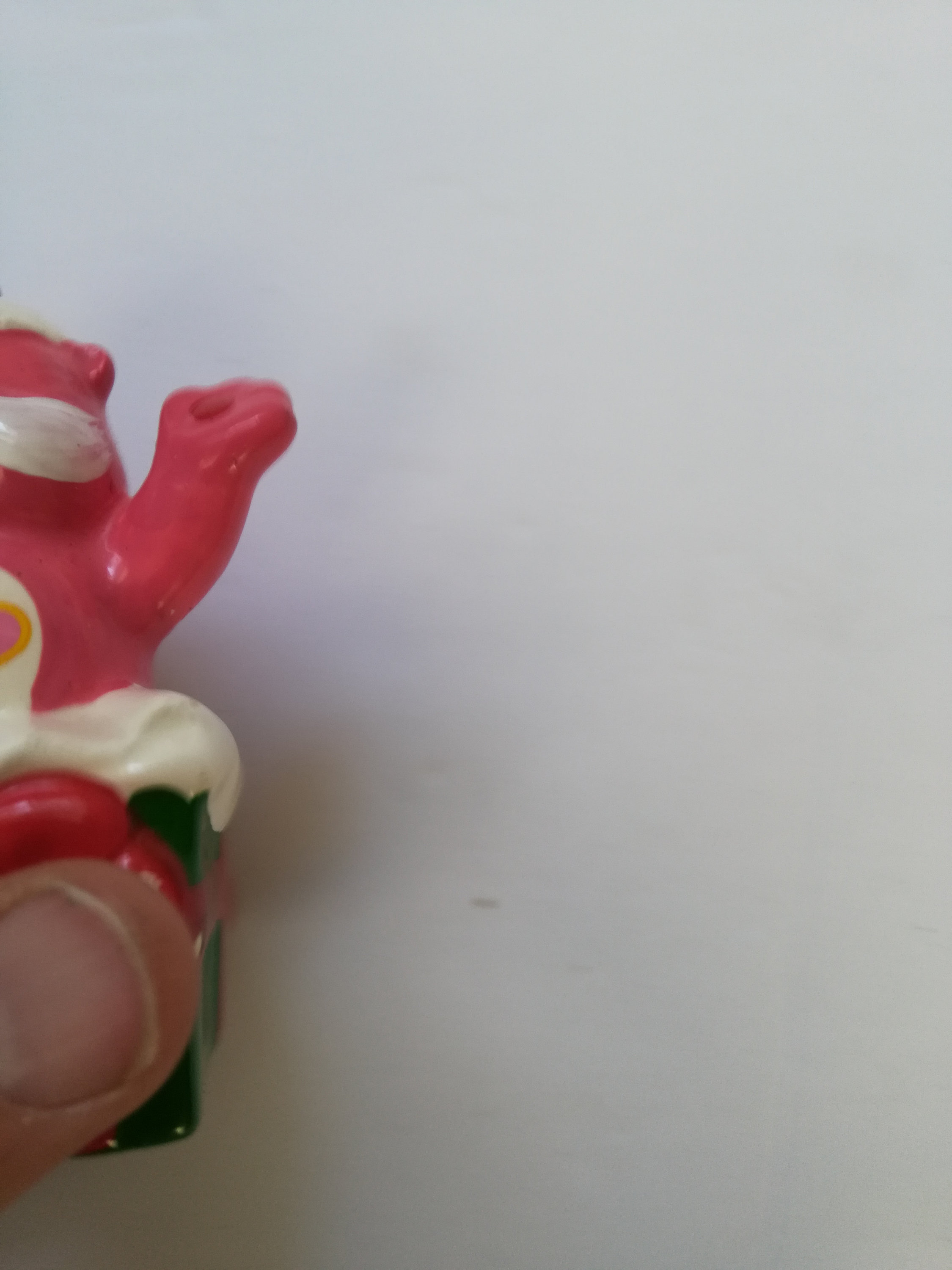 Care Bear Love-a-lot Care Bear Tree Ornament, 3.5H Chippy Paint ...