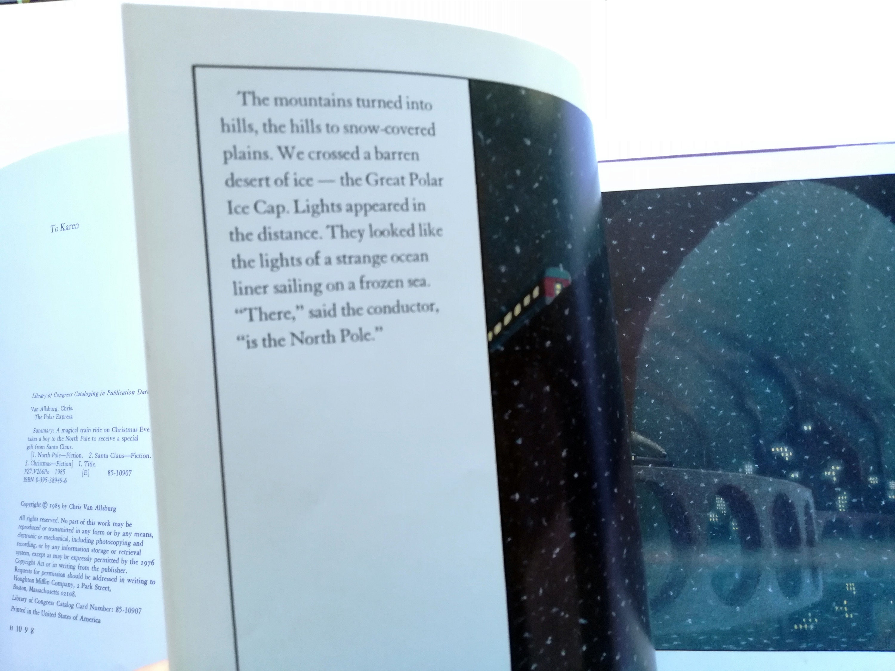 The Polar Express Chris Van Allsburg First Edition 1985 Very | Etsy