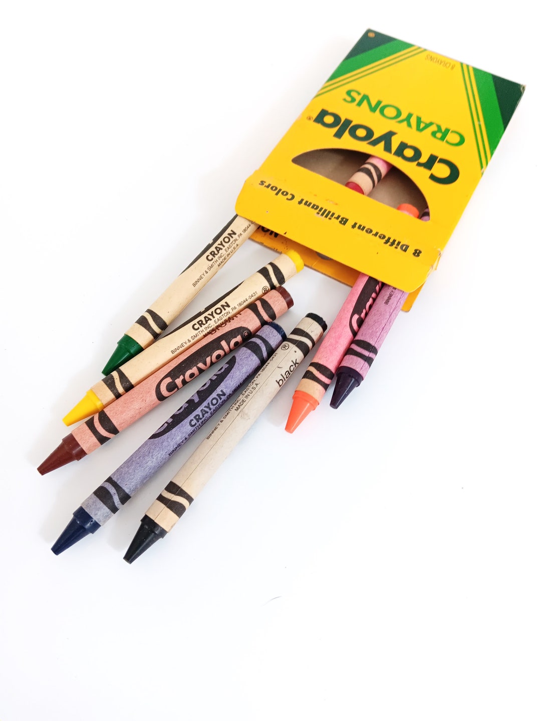 Vintage 8 Box Crayons 1994 Unused Crayons - Etsy