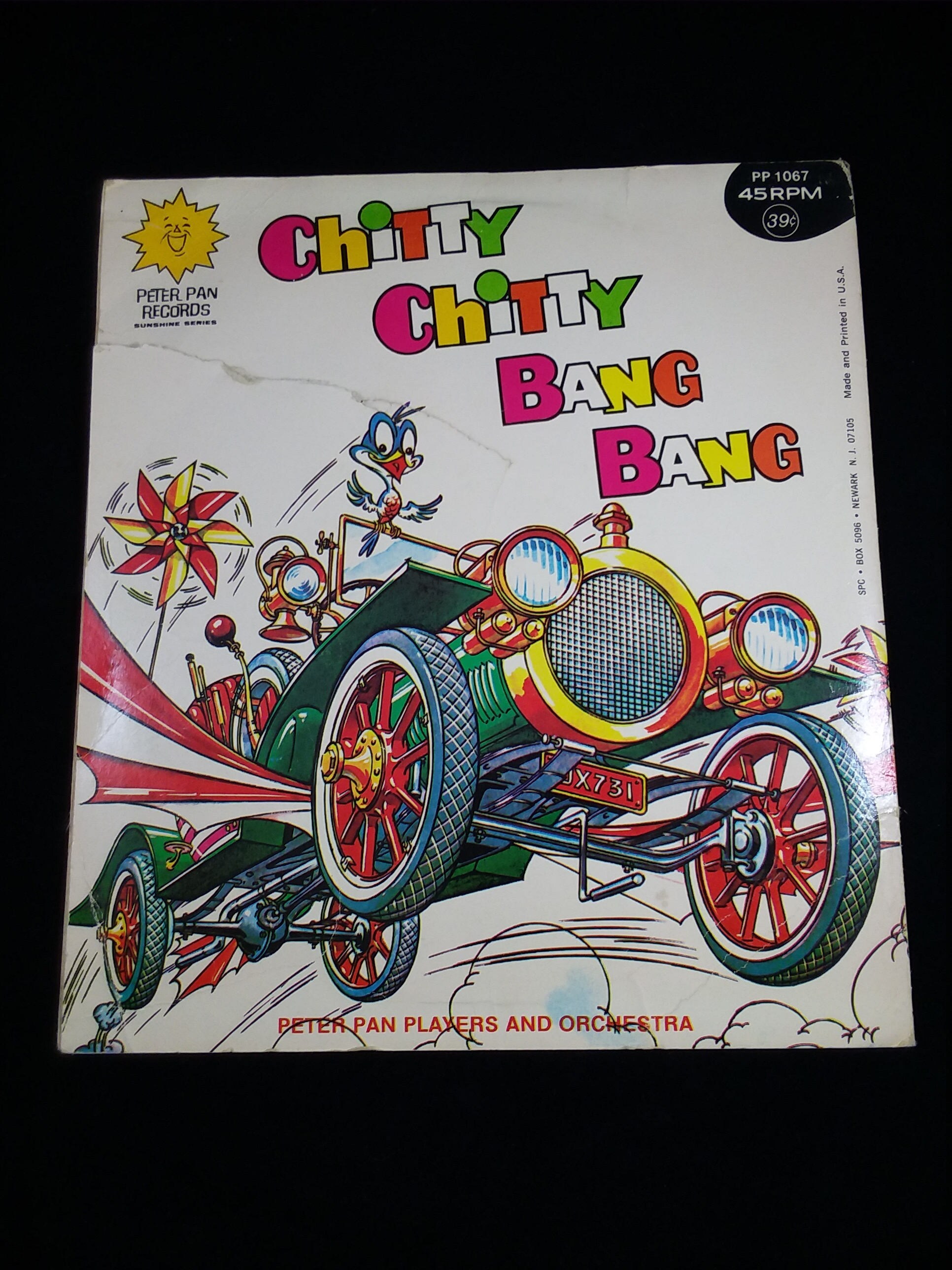 Chitty Chitty Bang Bang 45 RPM Record Peter Pan Records - Etsy