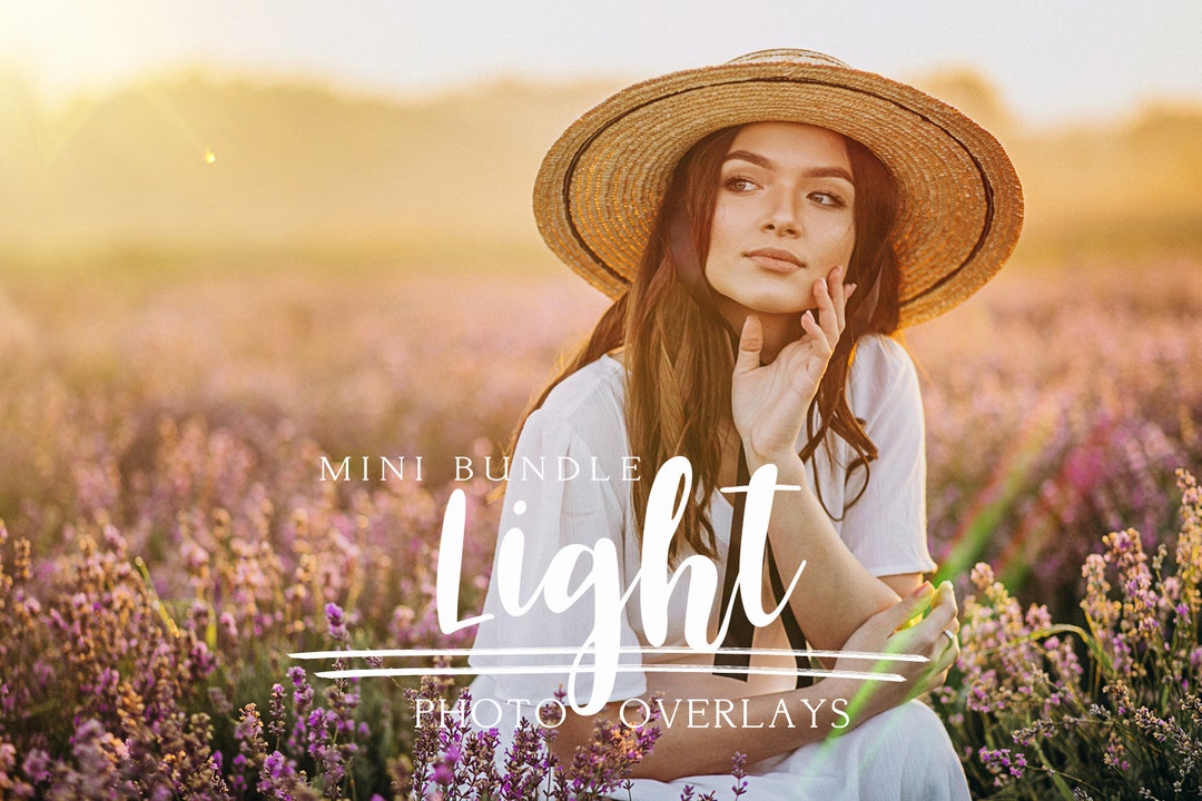 Light Photo Overlays Mini Bundle, Summer Overlays, Autumn Overlays ...
